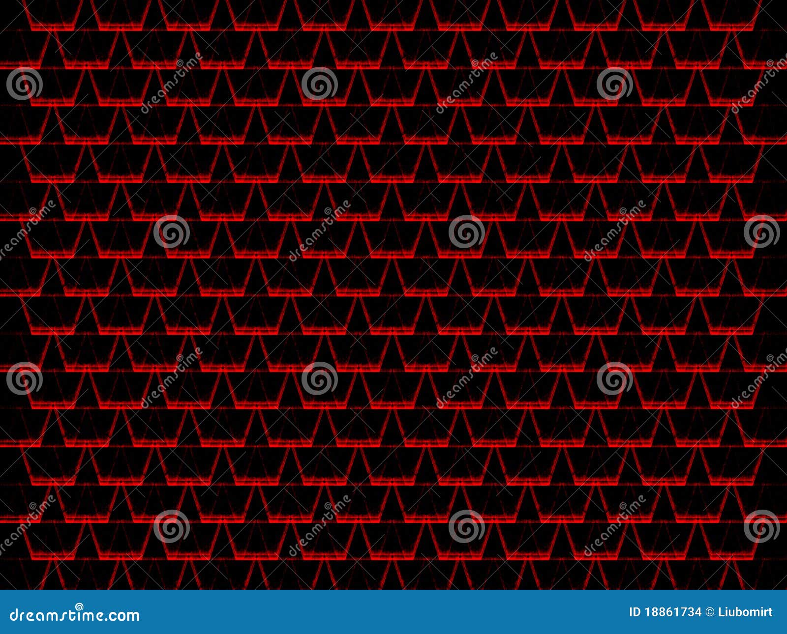 Grungy Red Triangular Patterns Stock Illustration - Illustration of ...