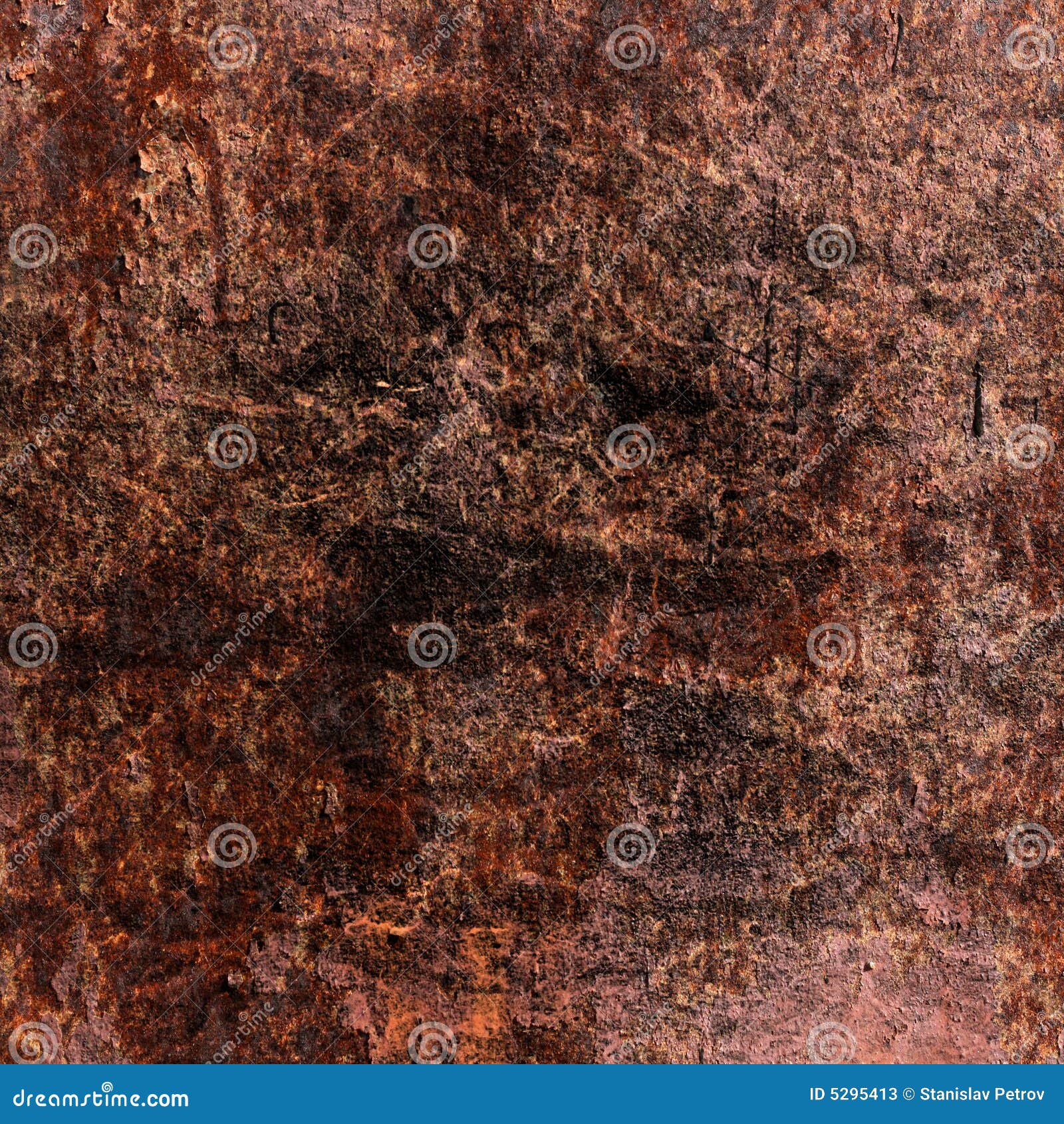 Grungy rusted metal plate stock image. Image of metal - 5295413