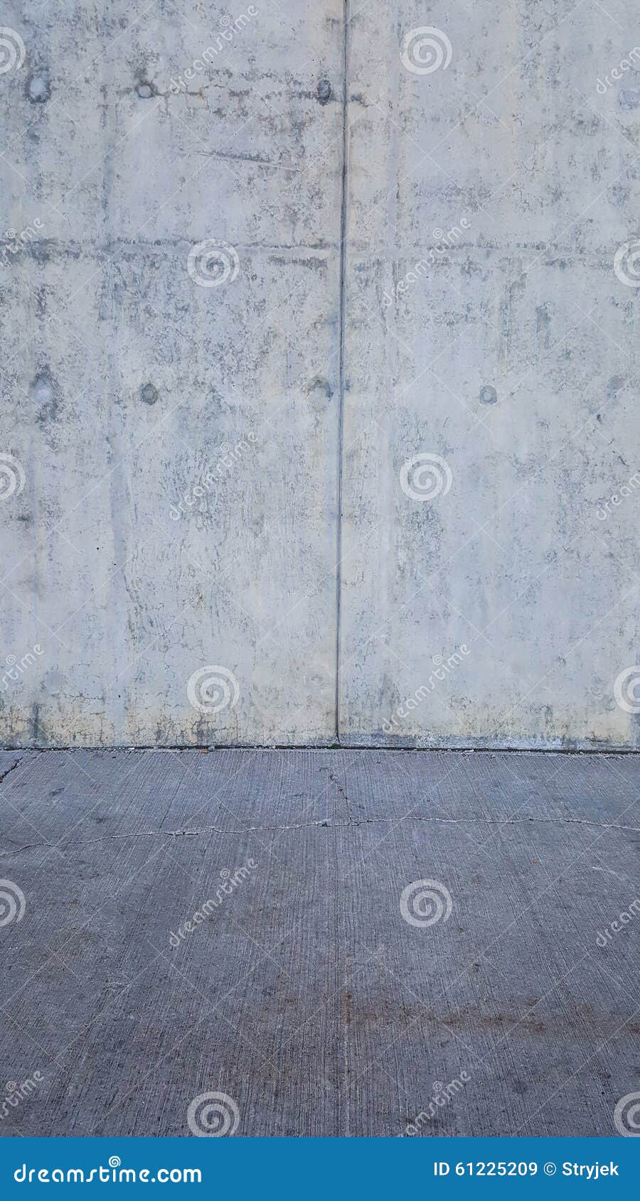 Smooth Bare Concrete Wall With Concrete Form Dimples Texture. Seamless ...