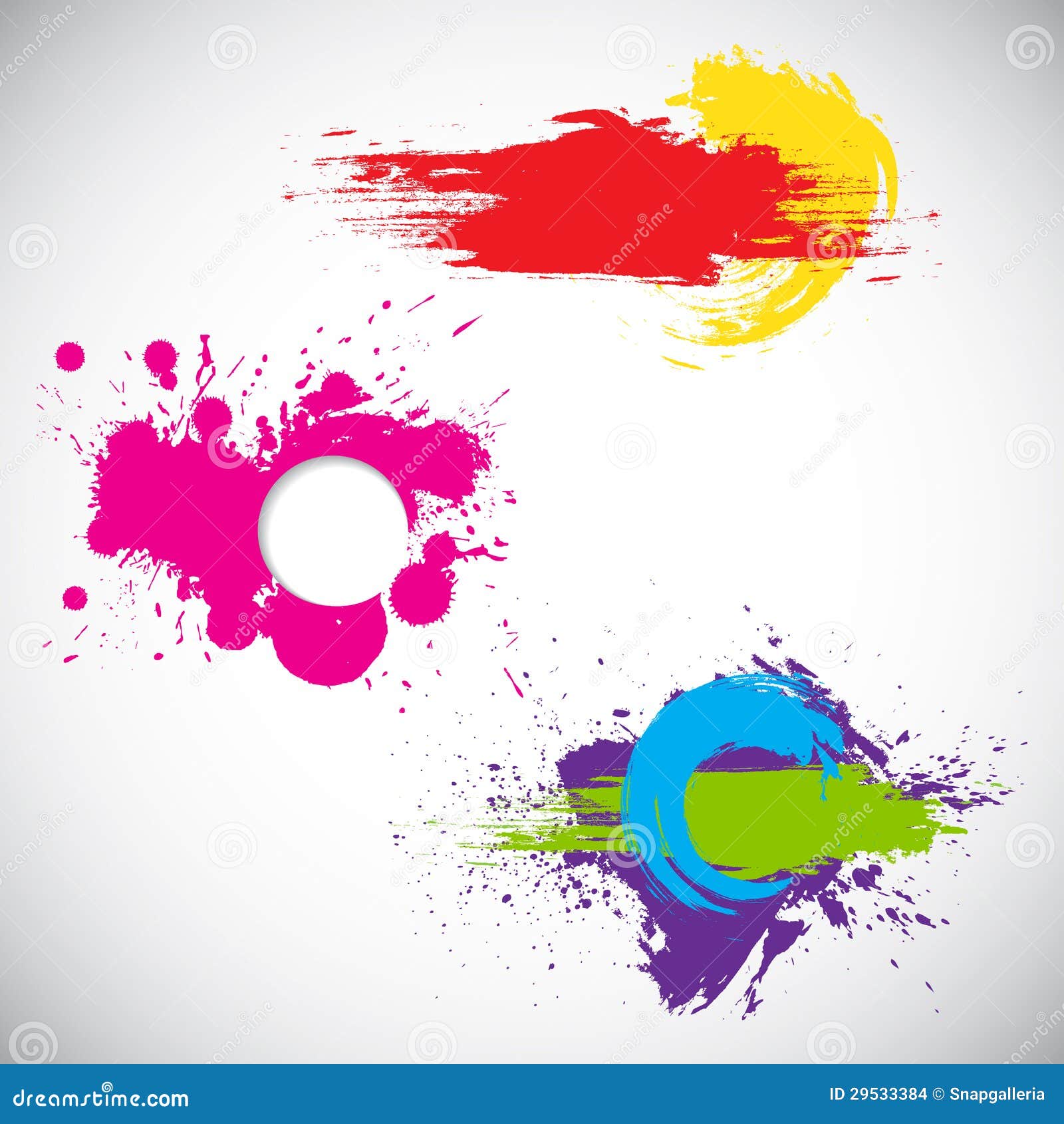 Grungy Splash stock vector. Illustration of template - 29533384
