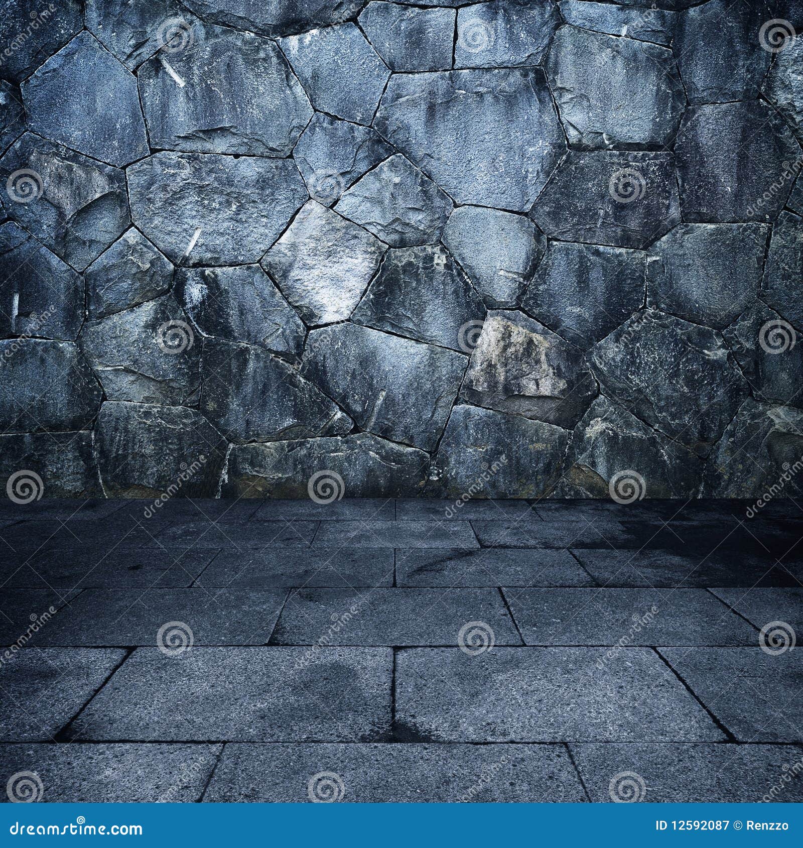 Grungy stone chamber stock image. Image of rock, quiet - 12592087