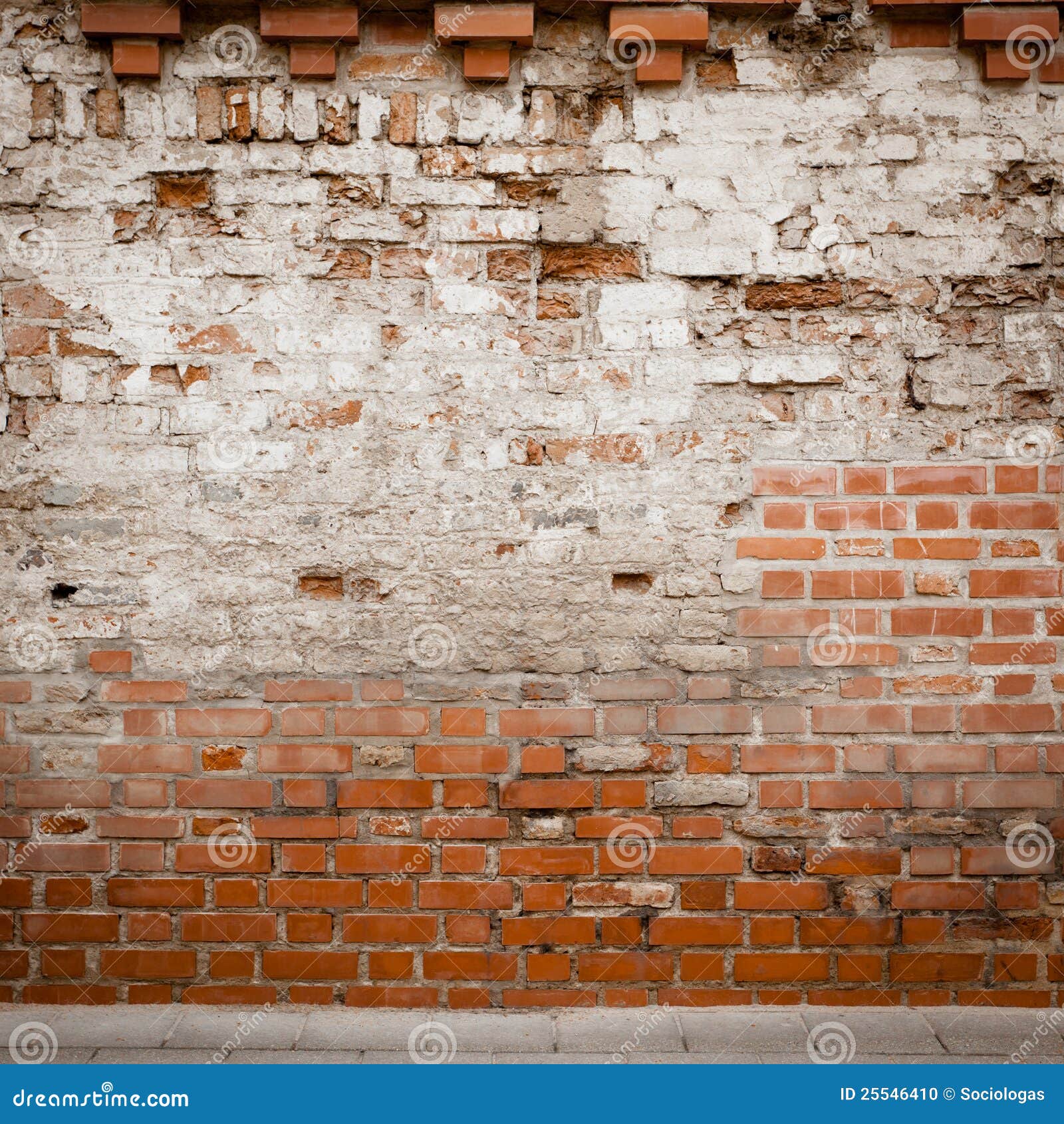 Grungy street wall stock photo. Image of structure, concrete - 25546410
