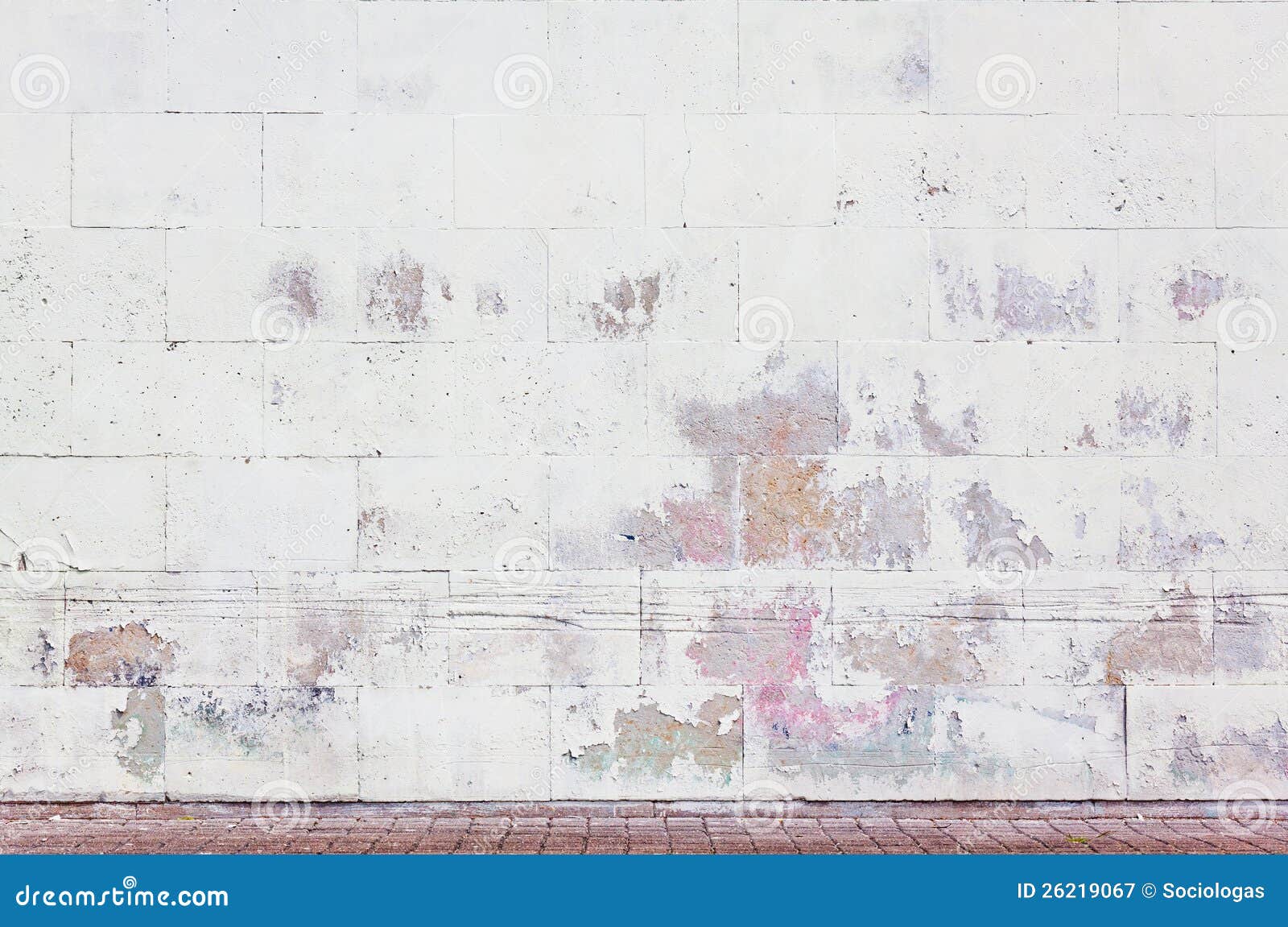 Grungy street wall stock image. Image of street, aged - 26219067
