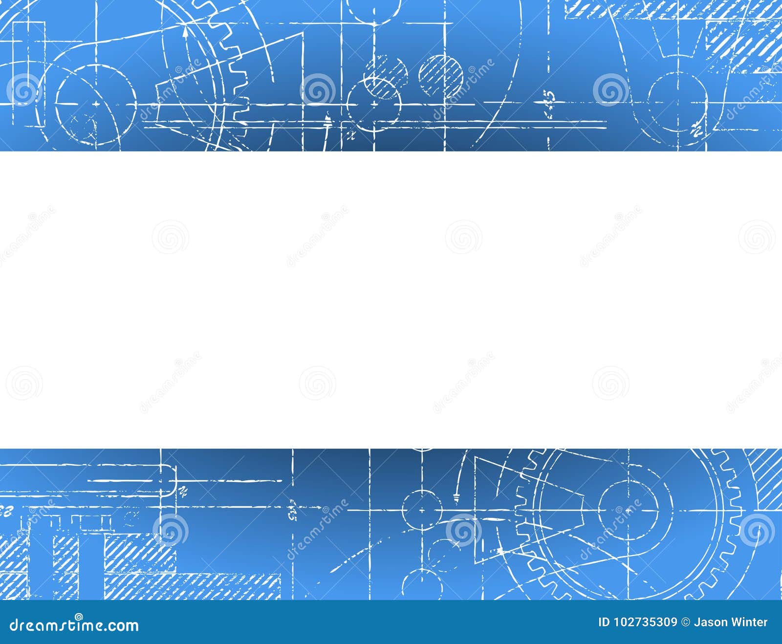 Blueprint Banner stock vector. Illustration of detailed - 102735309