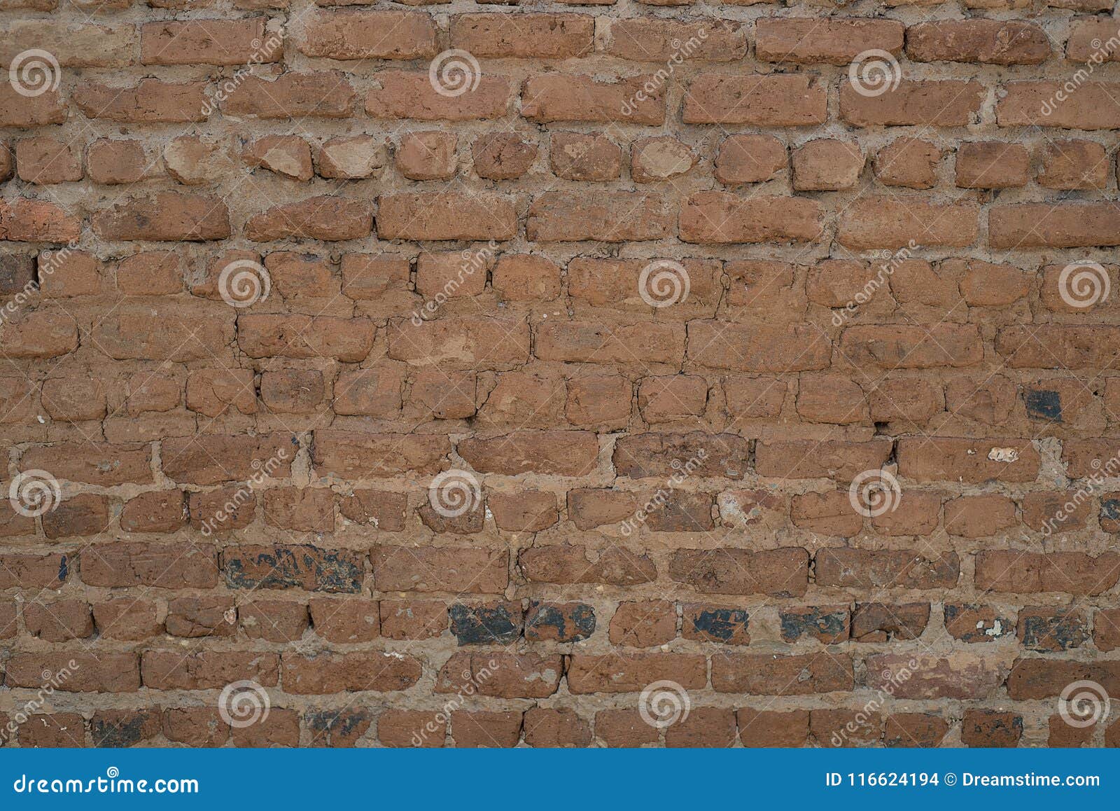 Grungy Texture of Brown Brick Wall Stock Photo - Image of pattern ...