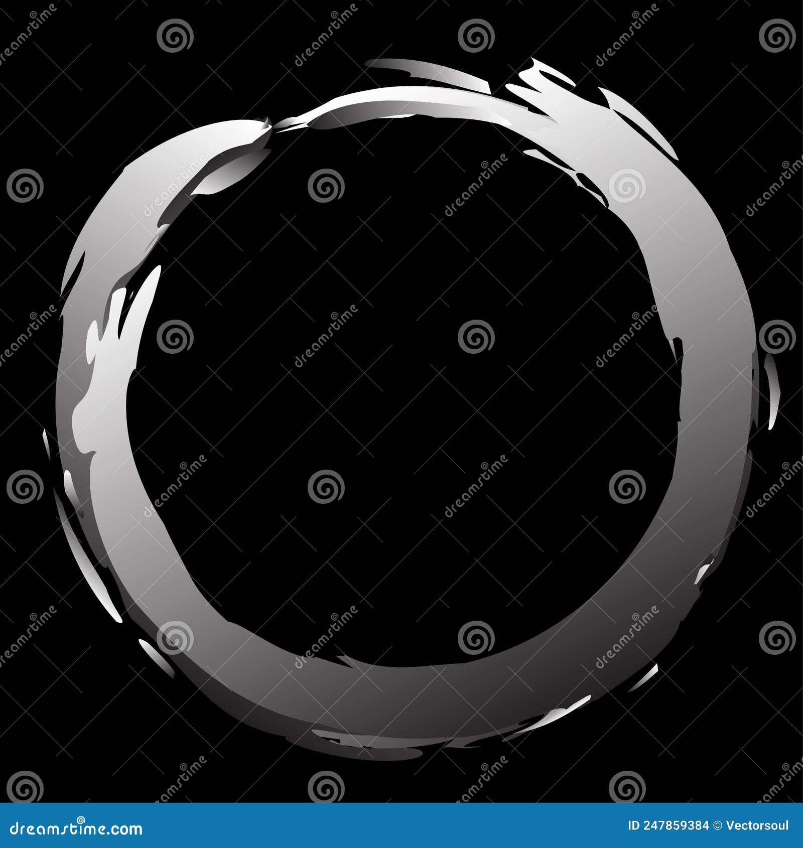 Grungy, Textured Circle Element. Circular Splatter Shape Stock Vector ...