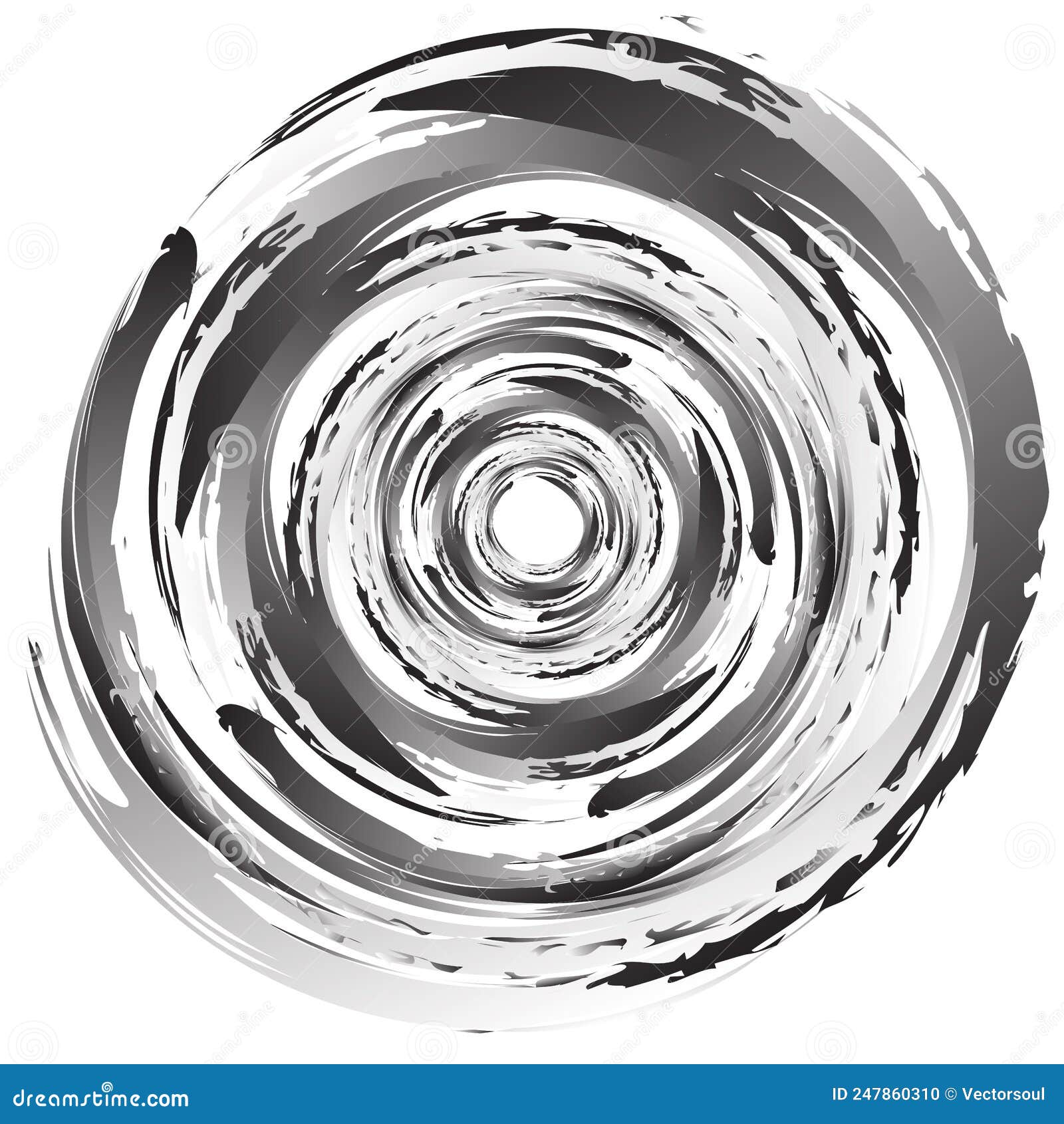 Grungy, Textured Circle Element. Circular Splatter Shape Stock Vector ...