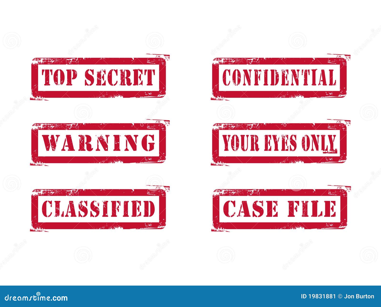 Grungy Top Secret Stamps stock illustration. Illustration of approved ...