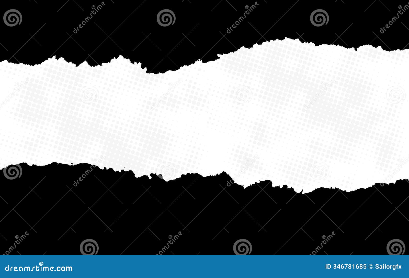 Grungy Torn Paper Background With Distressed Textures Cartoon Vector ...