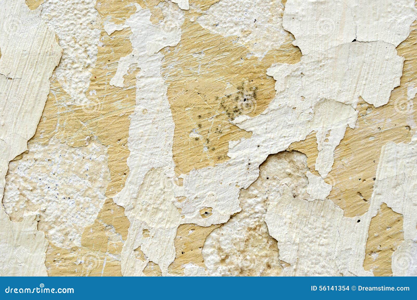Grungy Torn Wall Texture Background Stock Photo - Image of yellow ...