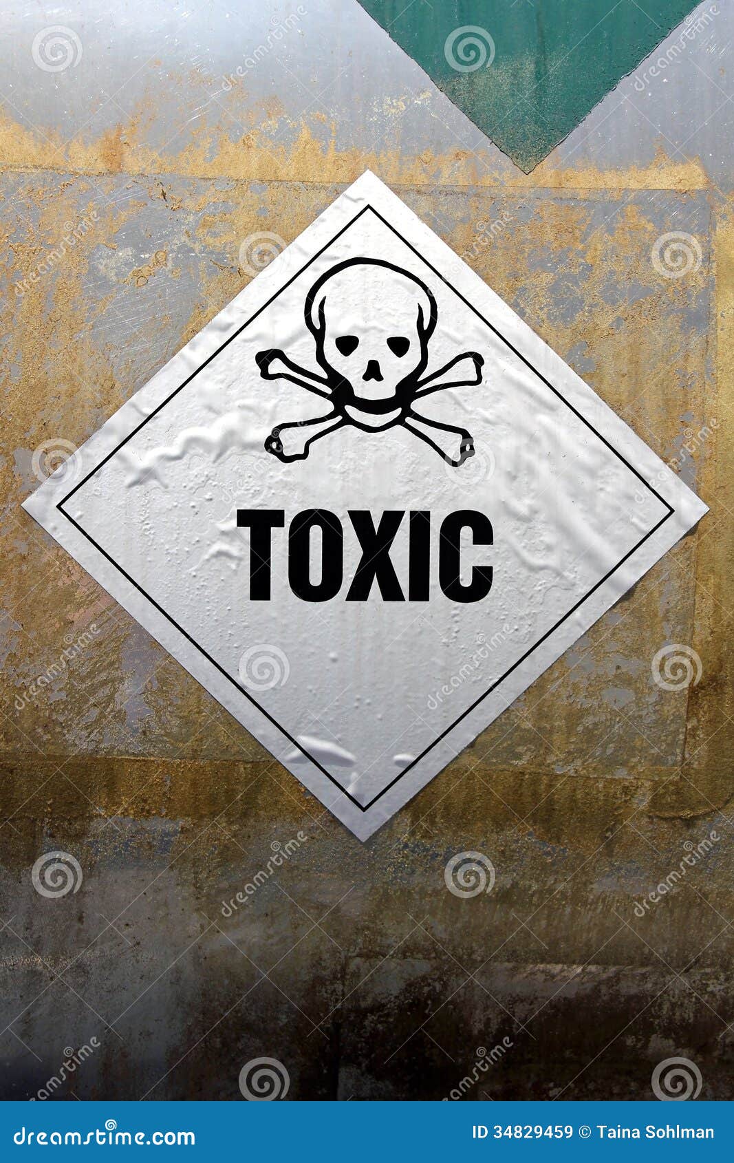 Grungy Toxic Label stock image. Image of chemical, hazard - 34829459