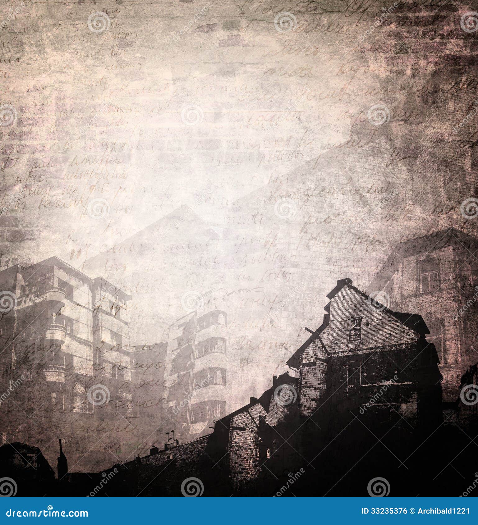 Grungy urban illustration stock illustration. Illustration of ...