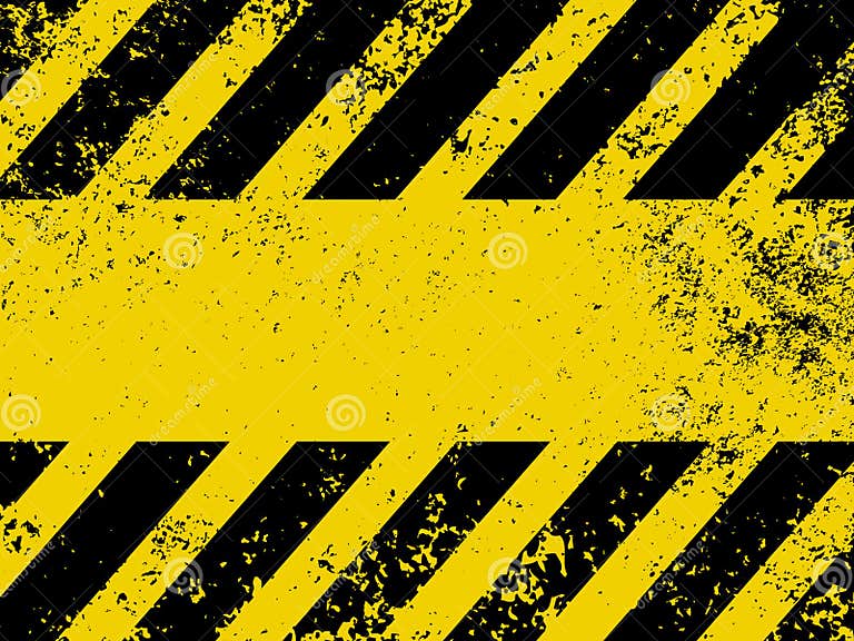 A Grungy and Worn Hazard Stripes Texture. EPS Stock Vector ...
