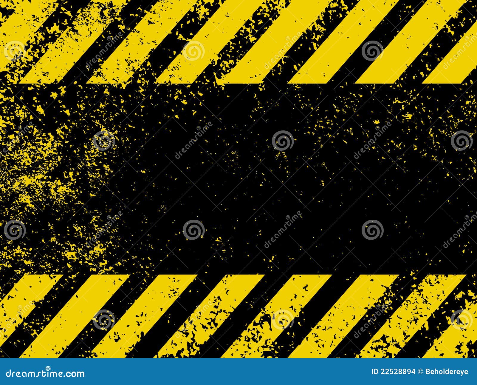 A Grungy and Worn Hazard Stripes Texture. EPS 8 Stock Vector ...