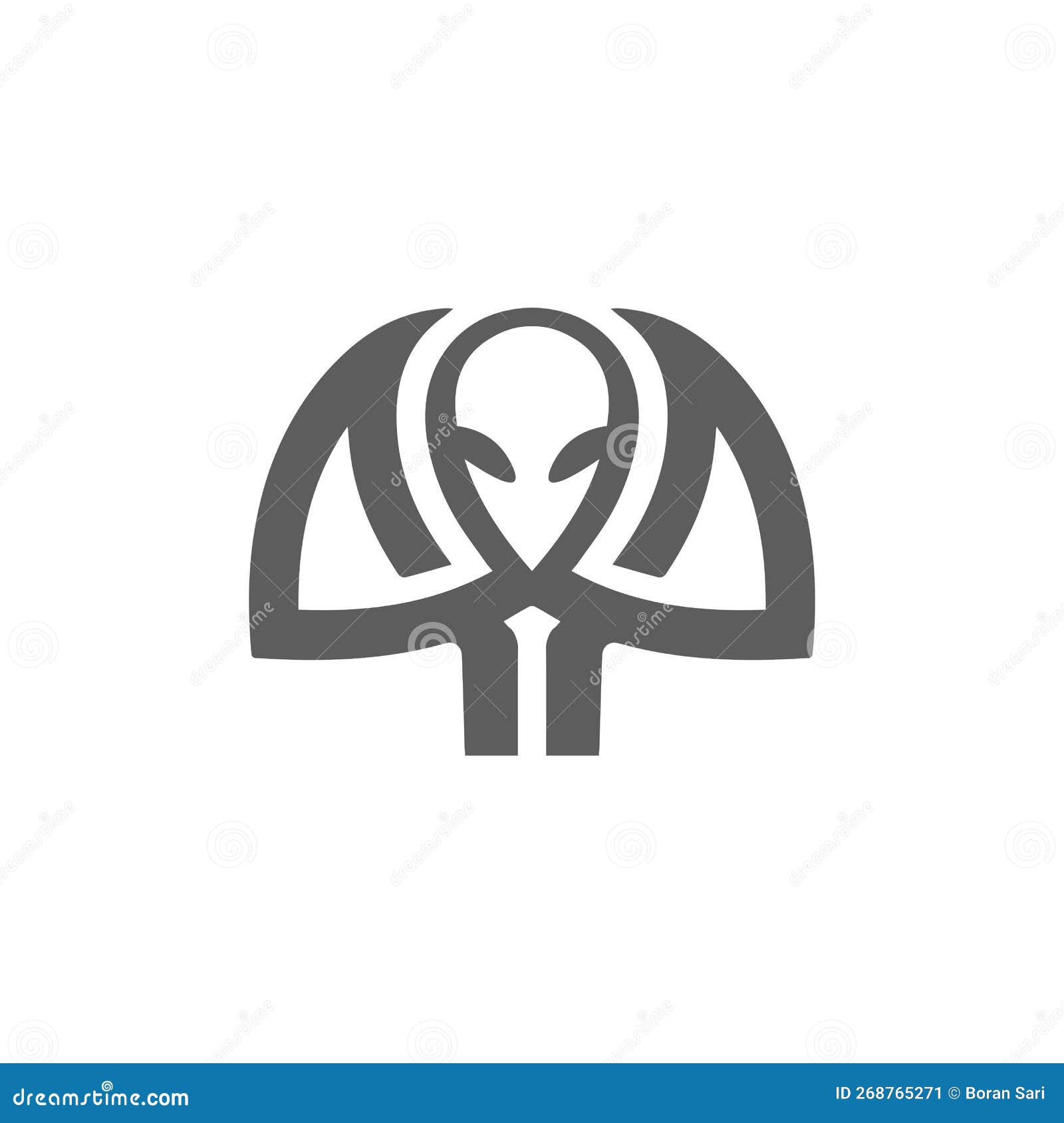 Alien Logo Simple Icon Modern Corporate, Abstract Letter Logo Stock ...