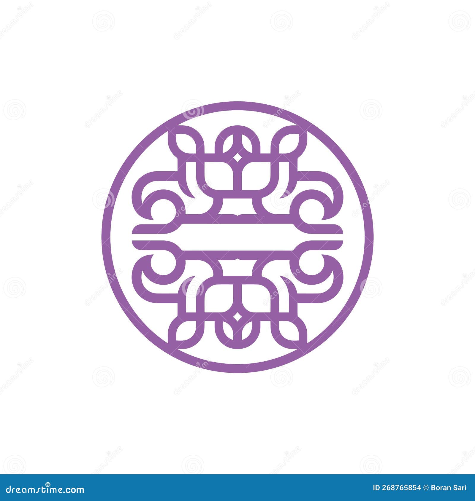 Graphic Motif Logo Catchy Symbol Square Iconmodern Corporate, Abstract ...