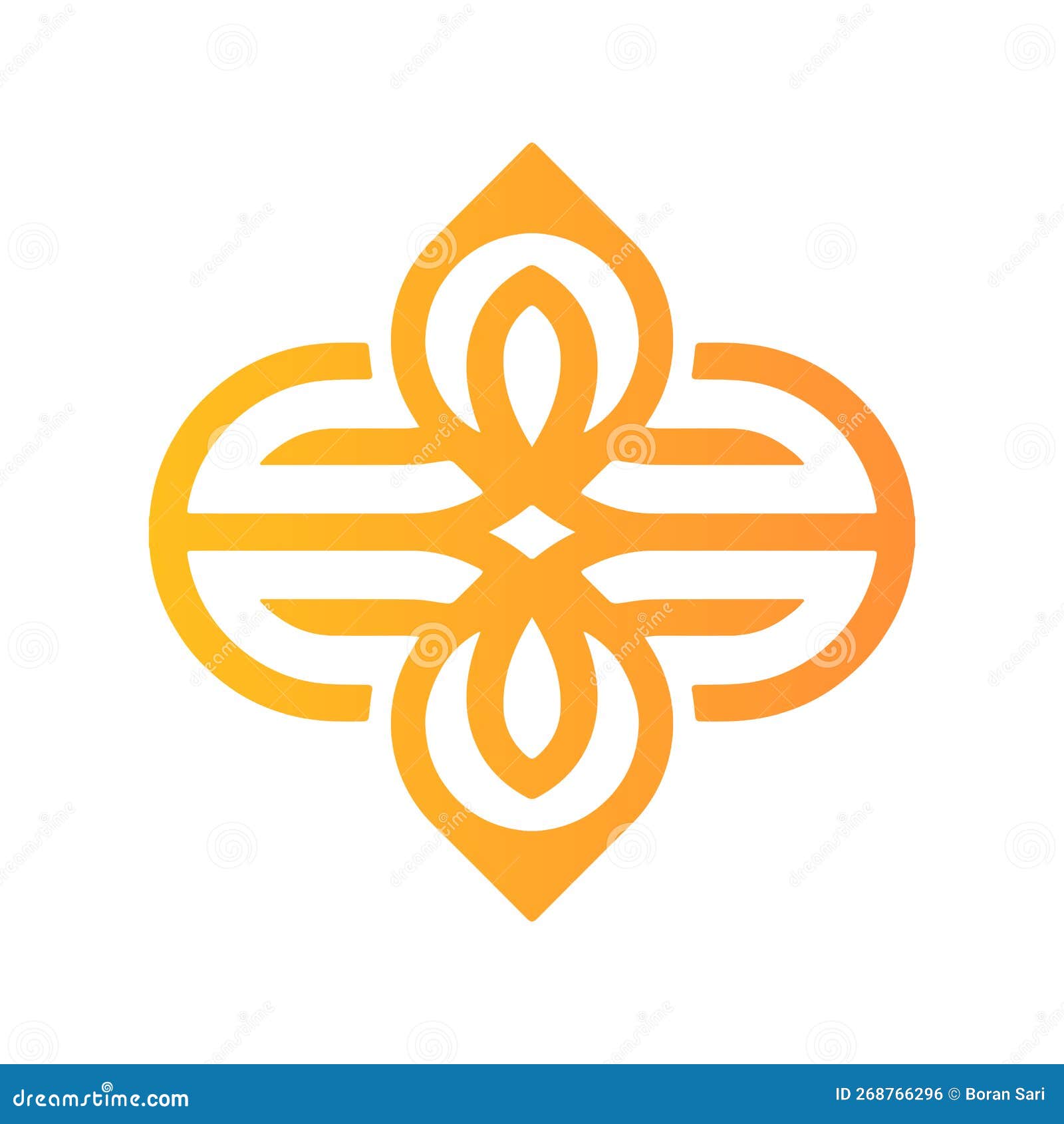 Graphic Motif Logo Catchy Symbol Square Iconmodern Corporate, Abstract ...