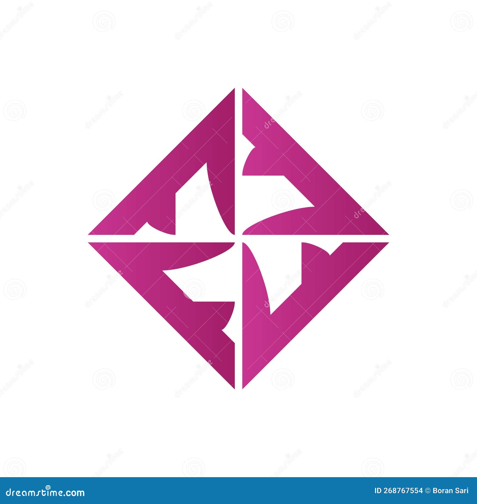 Motif Logo Bullet Logo Simple Iconmodern Corporate, Abstract Letter ...