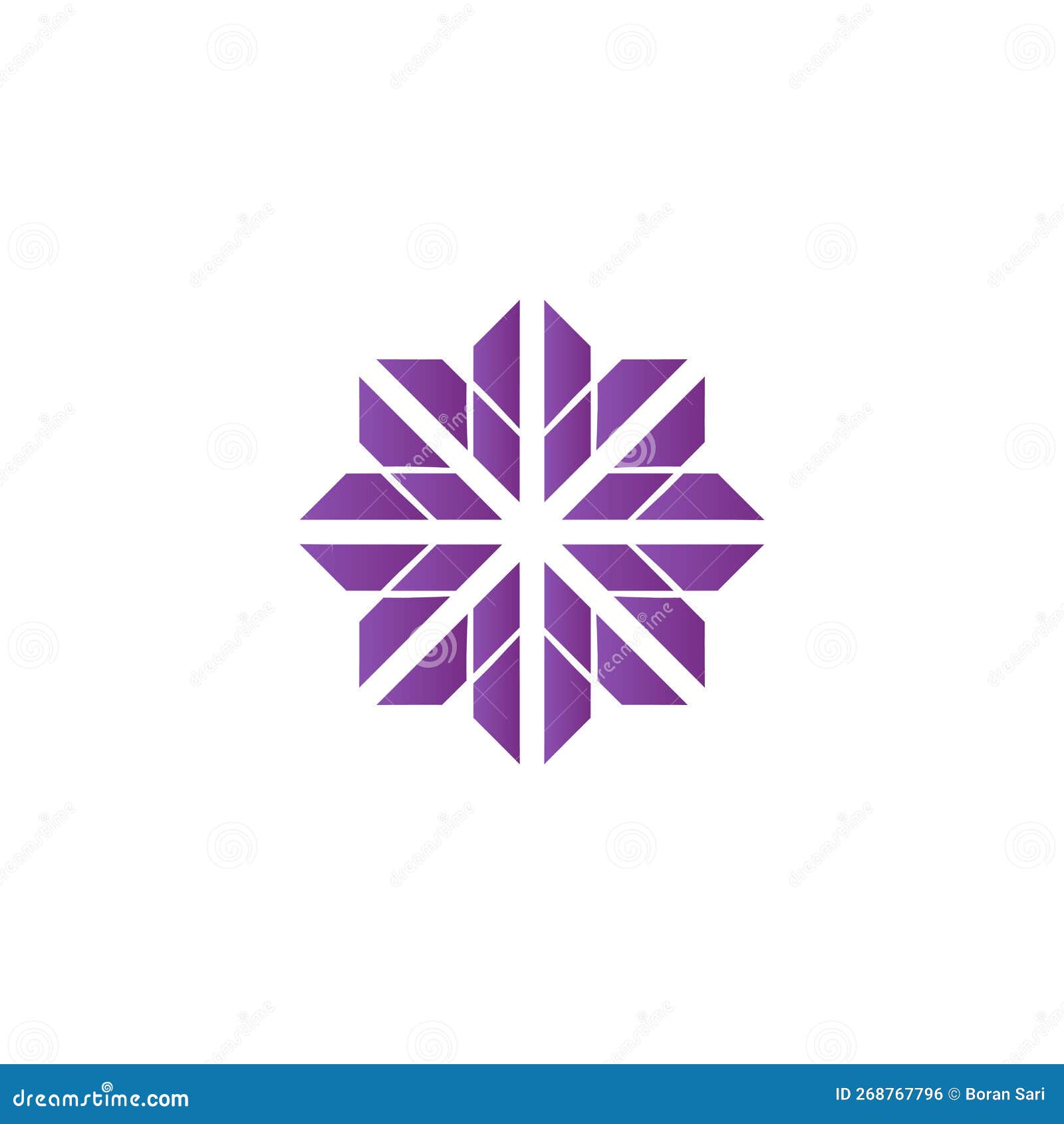 Motif Logo Simple Angular Logo Can Be Used for Textile Stock Vector ...