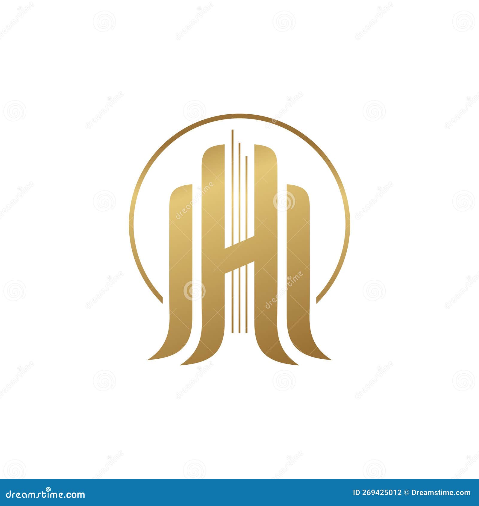 Building Logo Construction Logo Gold Color Construction Symbol Design ...