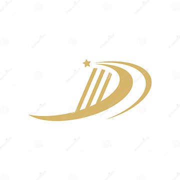 Golden Building Logo Bridge Construction Symbol Design, Graphic ...