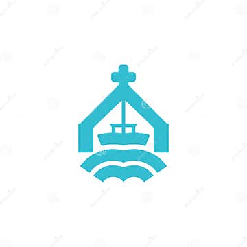 Sailor Symbol Ship Logo Symbol Blue Waters Icon Design, Graphic ...