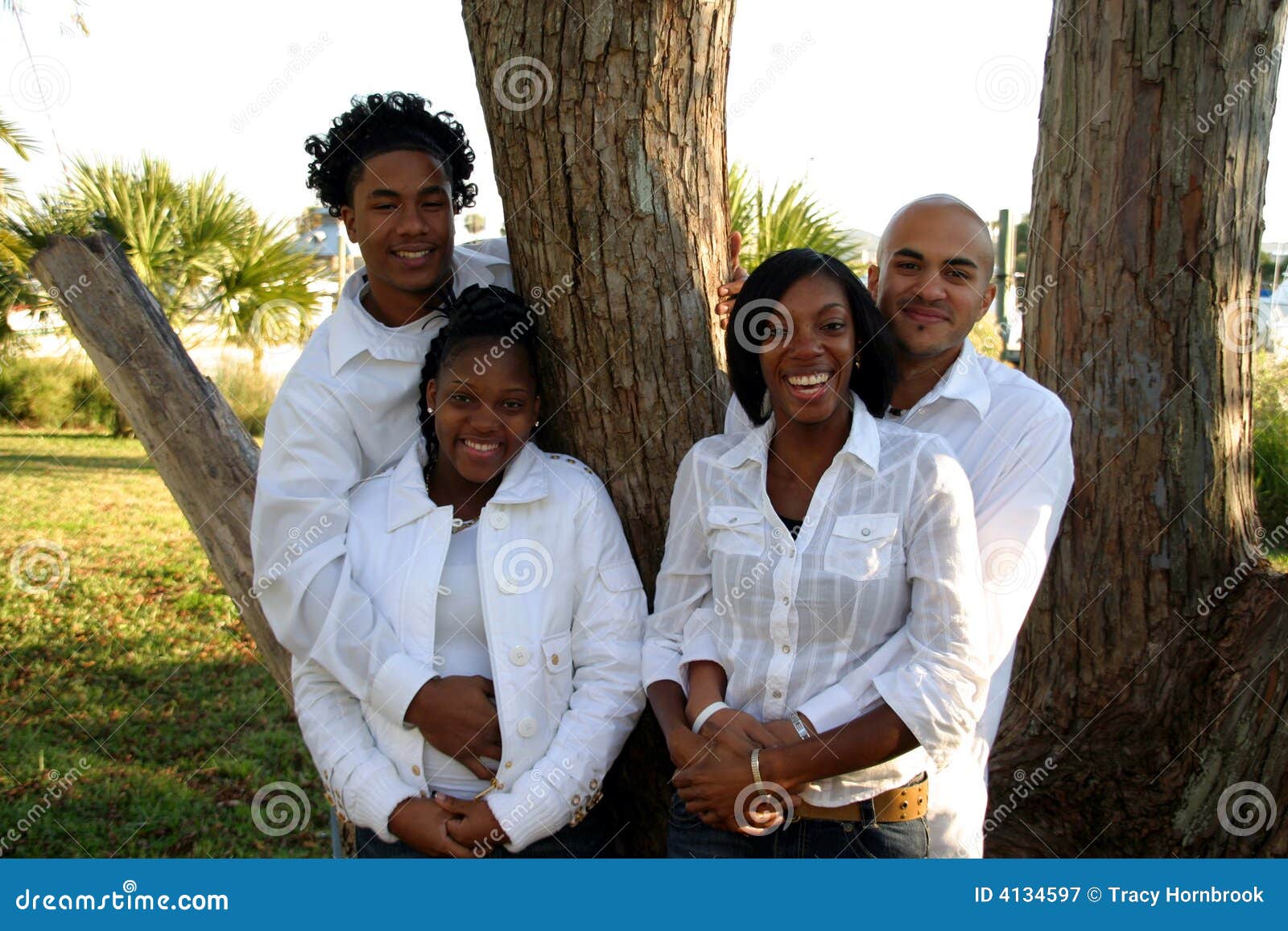 Grupo de afroamericanos imagen de archivo. Imagen de hermoso - 4134597