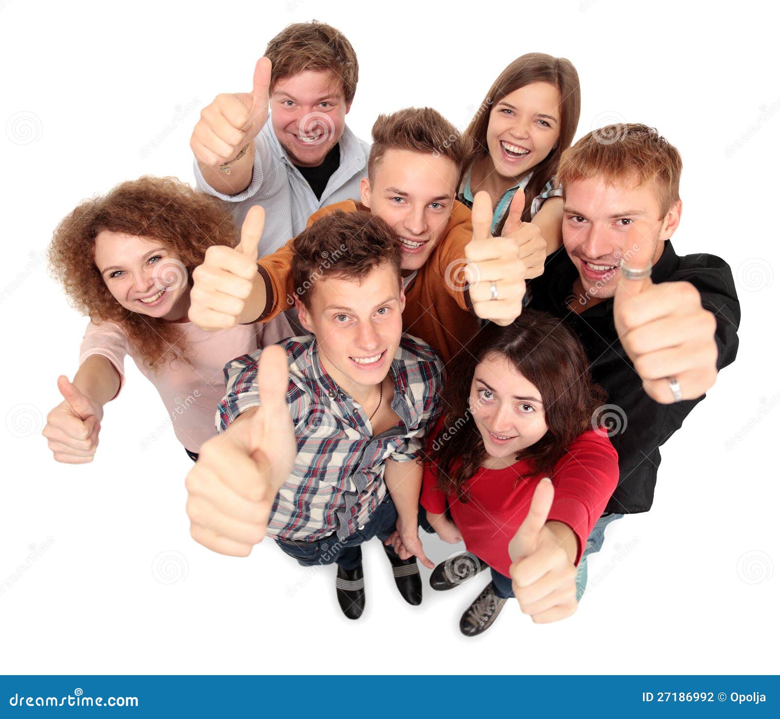 Grupo De Amigos Alegres Felizes Foto de Stock - Imagem de equipe ...