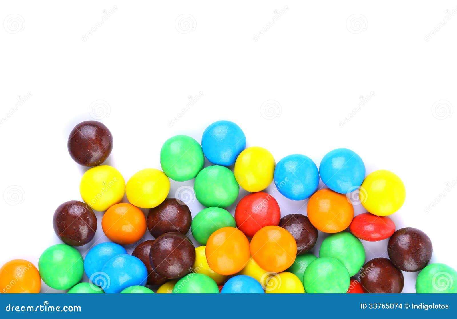 Grupo De Bolas Coloridas Do Chocolate Foto de Stock - Imagem de ...