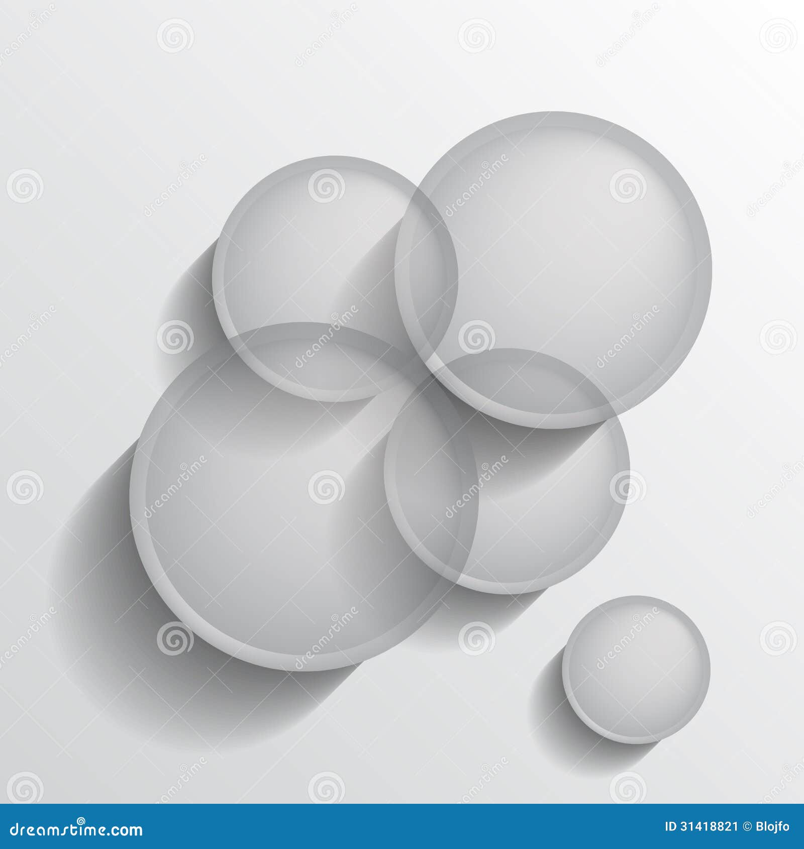 Grupo de círculos gris ilustración del vector. Ilustración de estilo ...