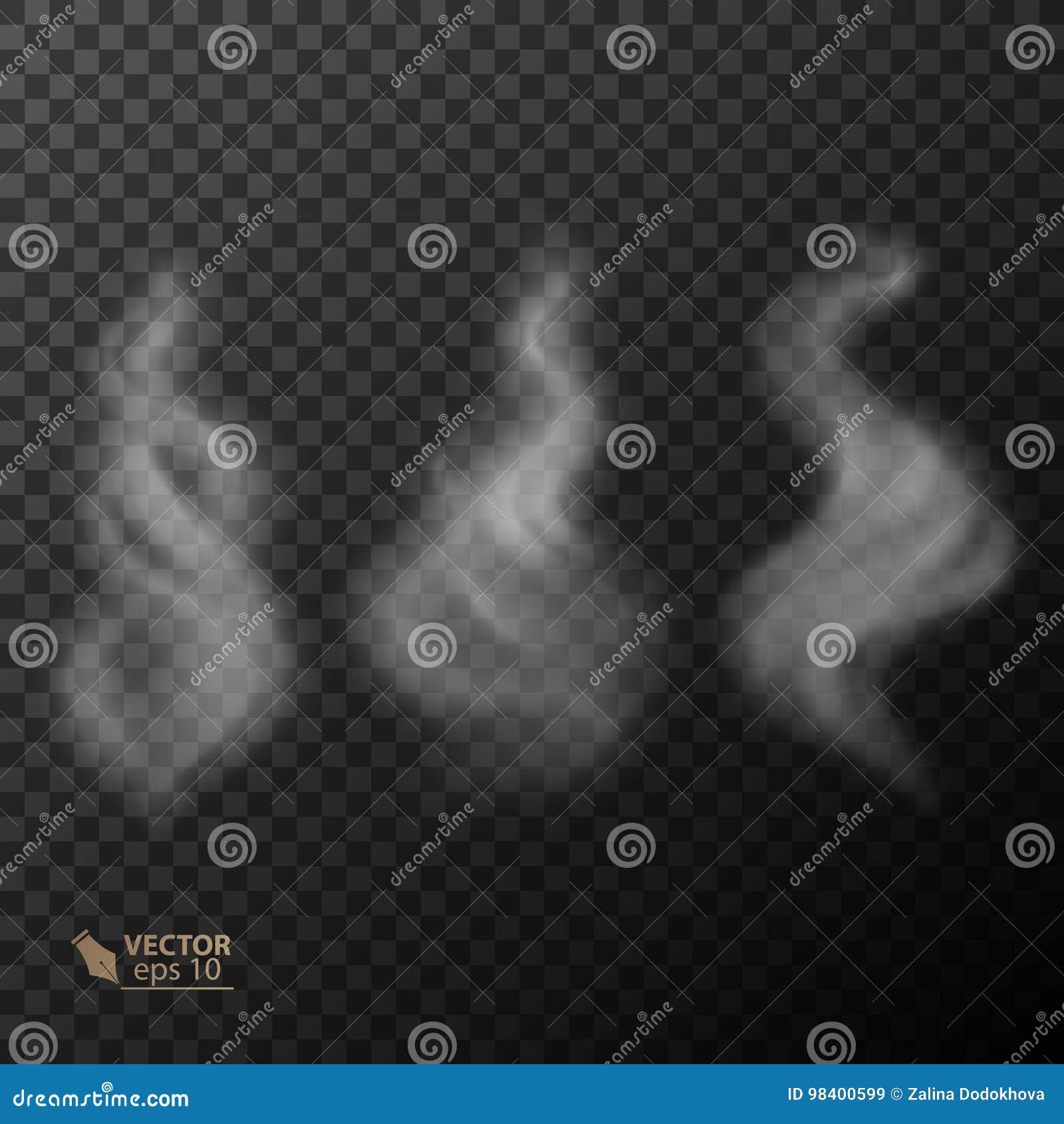 Grupo de fumo transparente ilustração do vetor. Ilustração de movimento ...