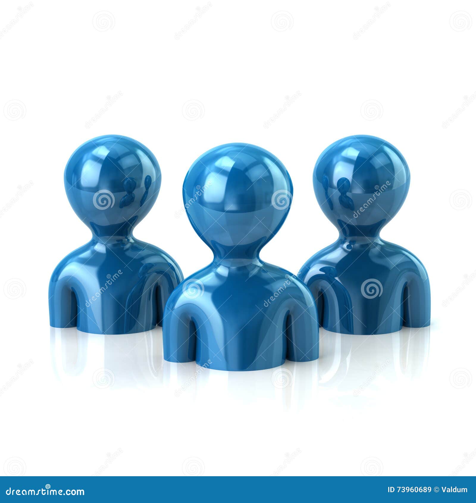Grupo de gente azul stock de ilustración. Ilustración de elemento ...