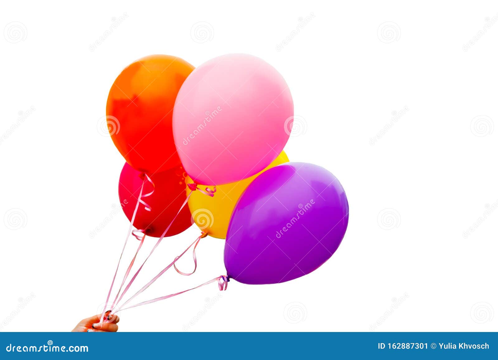 Grupo de globos de color imagen de archivo. Imagen de celebre - 162887301