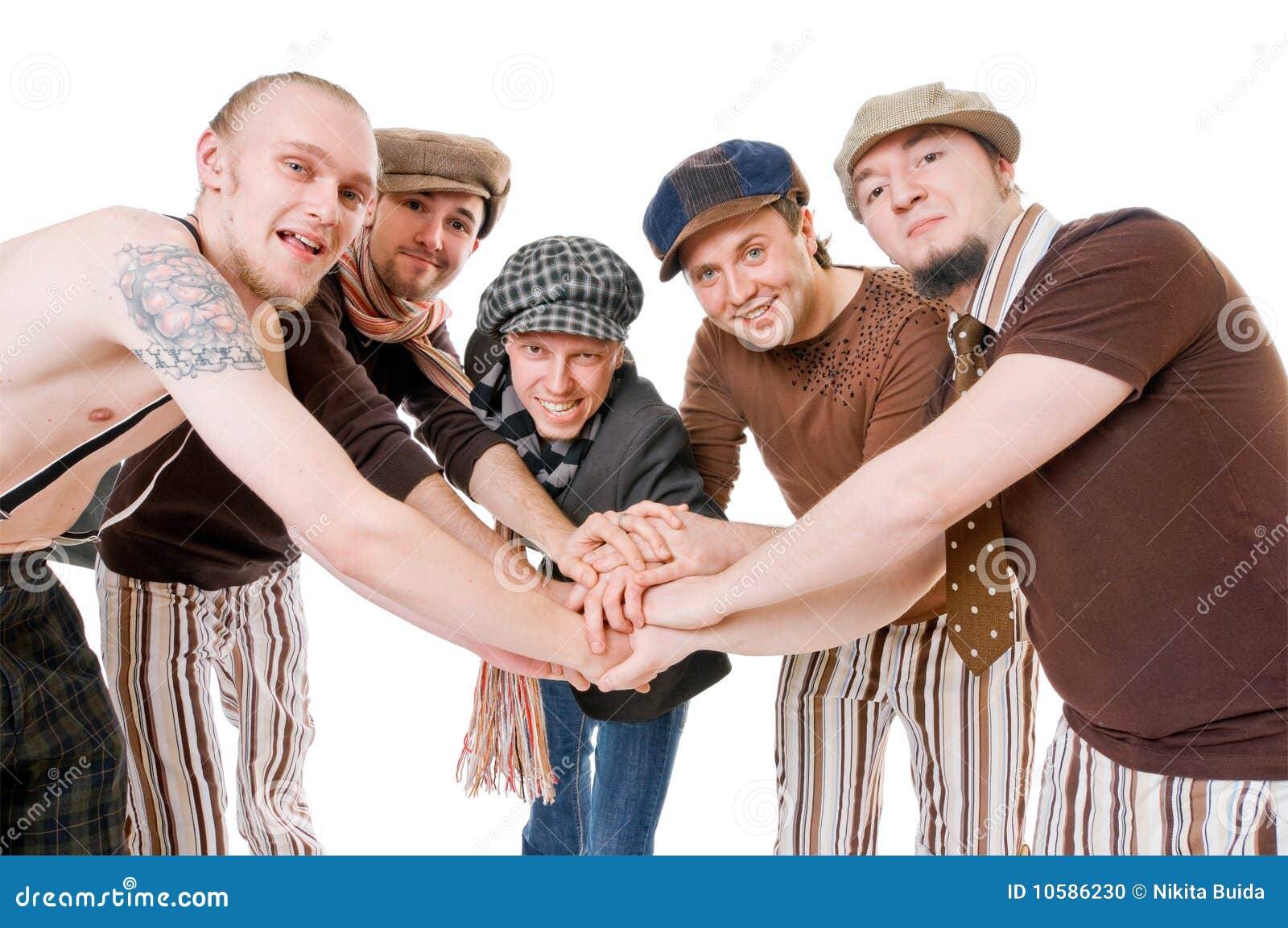 Grupo De Hombres Jovenes Foto de archivo - Imagen: 10586230