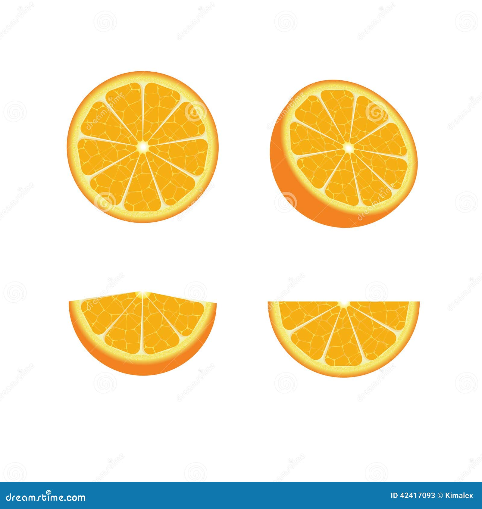 Grupo de laranjas ilustração do vetor. Ilustração de fruta - 42417093