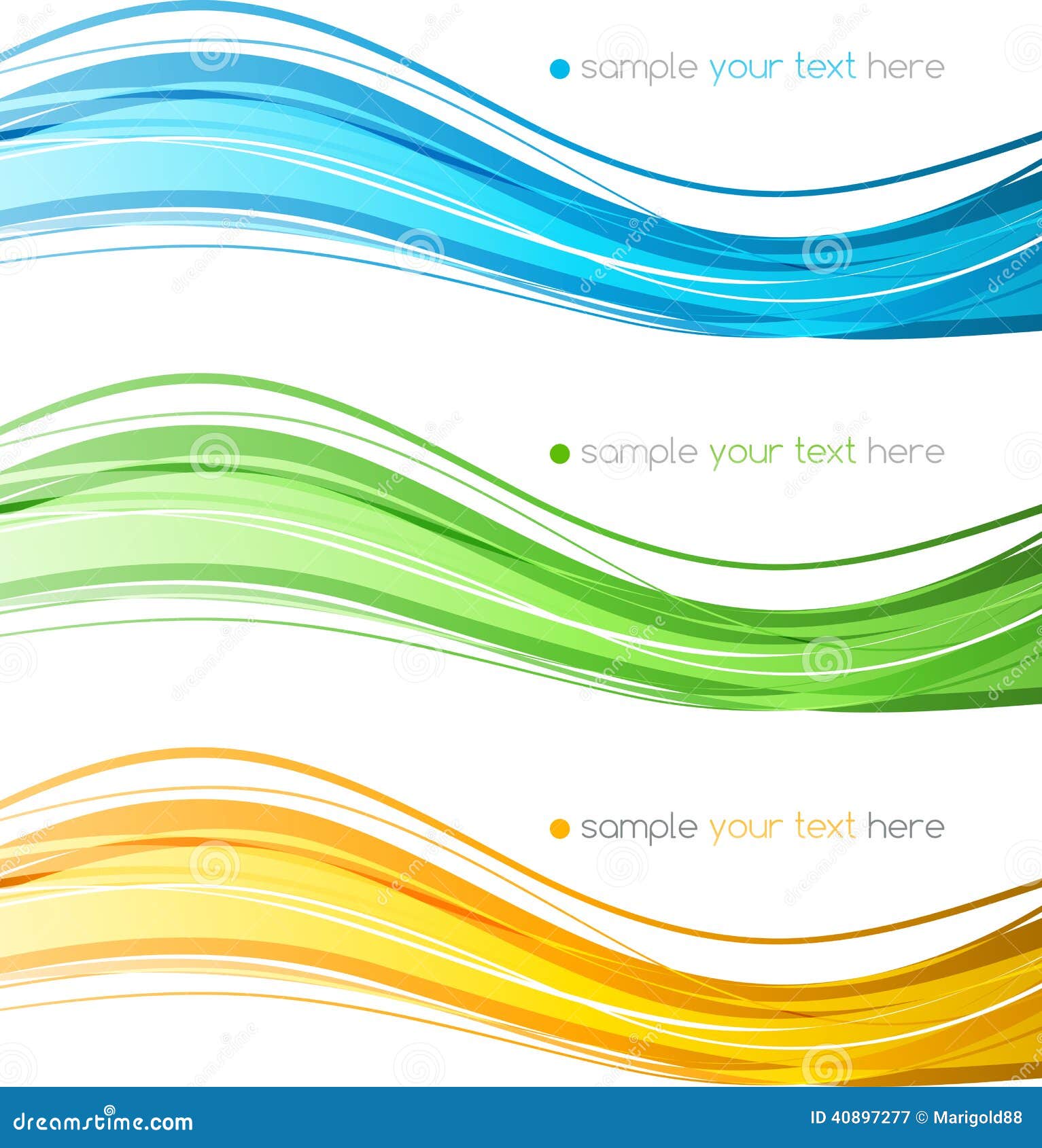 Grupo De Linhas Elemento Da Curva Da Cor Do Projeto Ilustração do Vetor ...