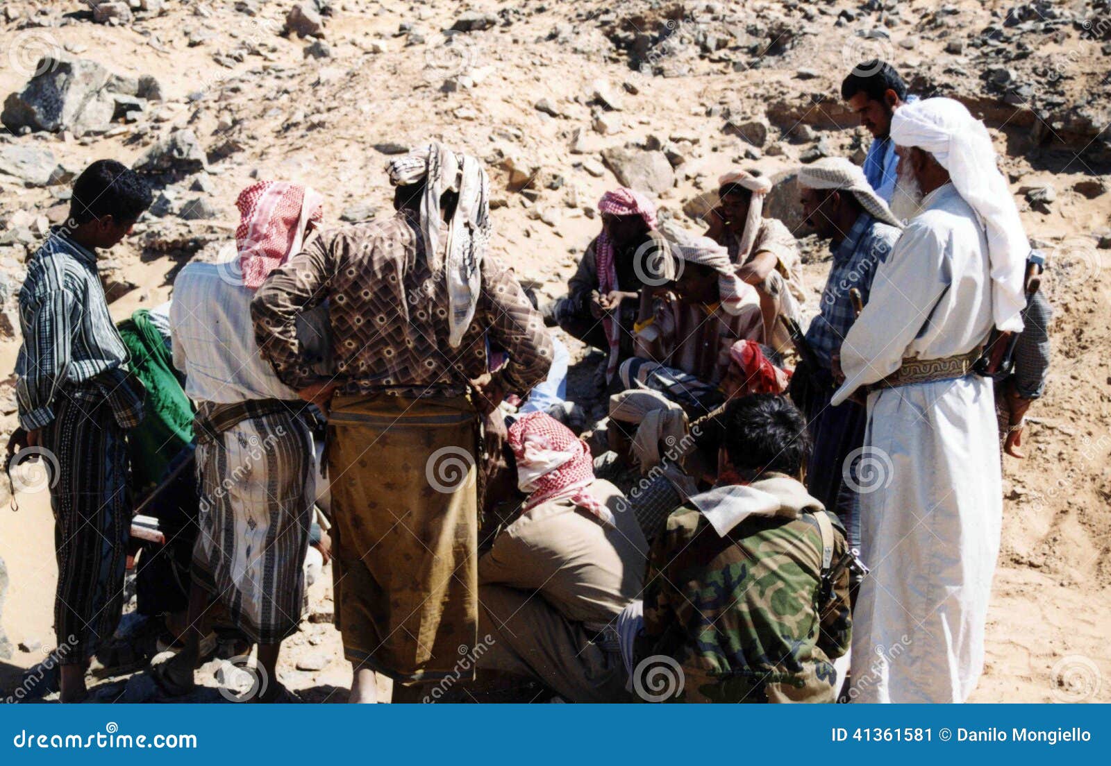 Grupo de los beduinos foto editorial. Imagen de medio - 41361581