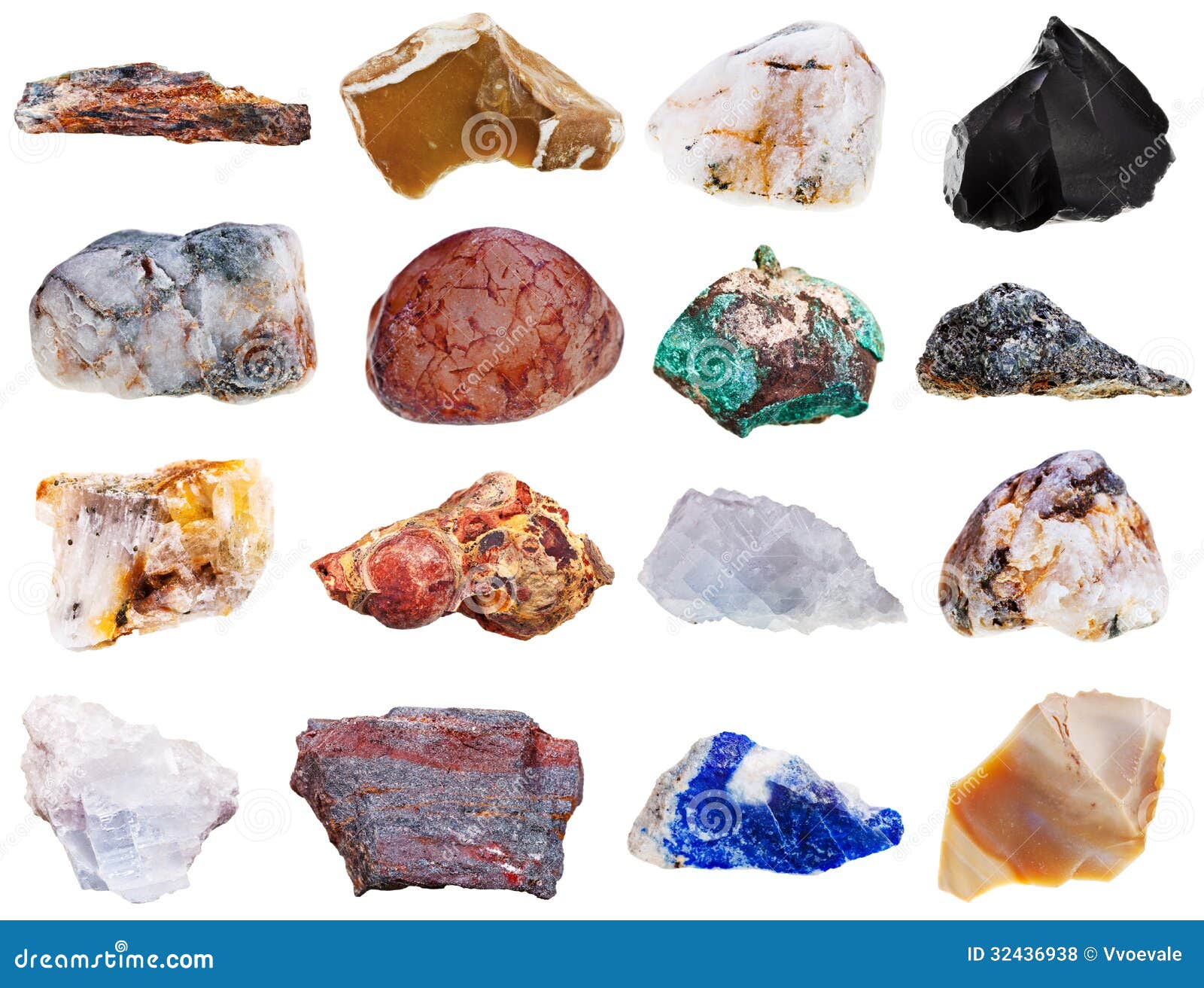 Grupo de minerais da rocha foto de stock. Imagem de minério - 32436938