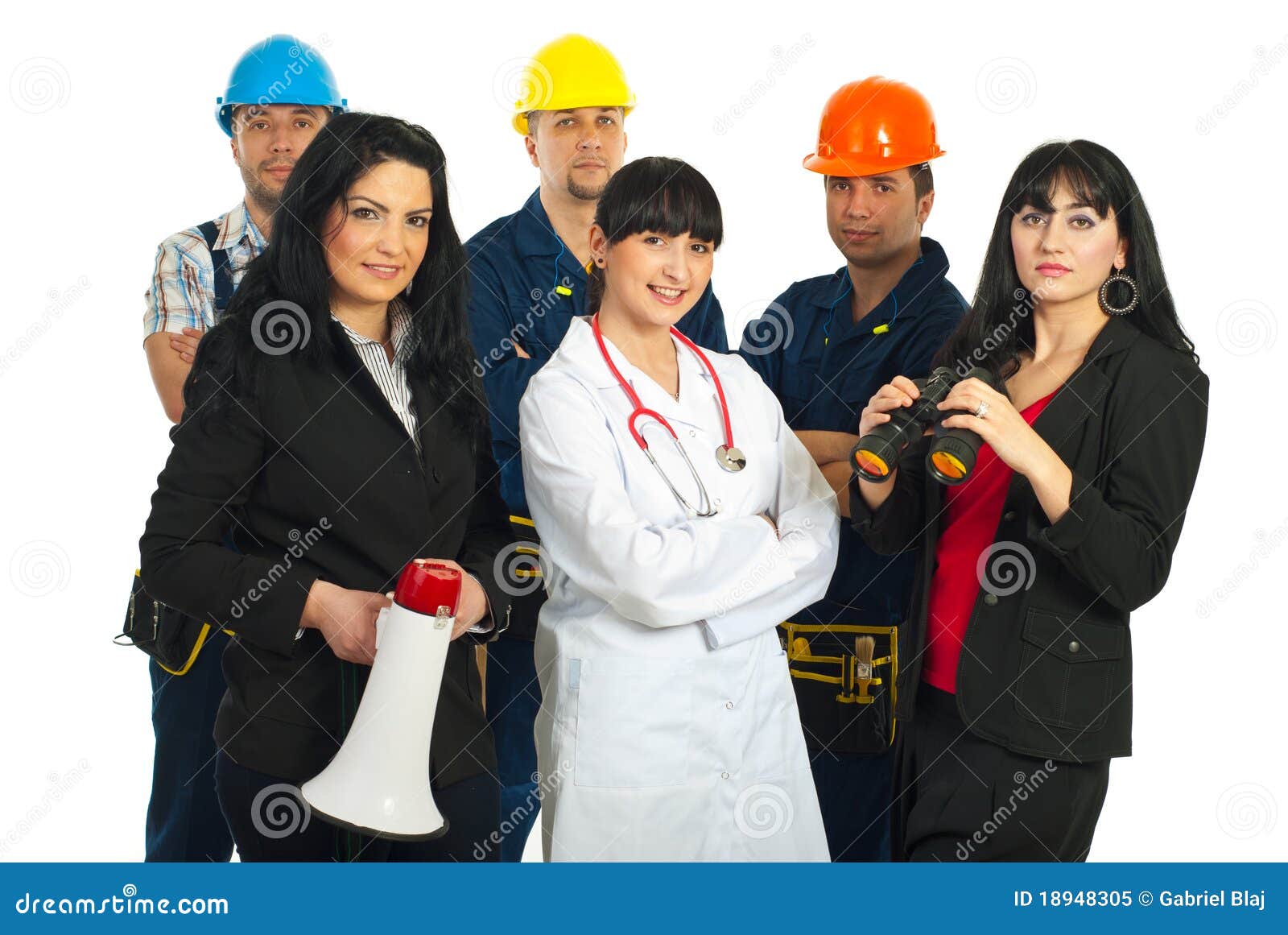 Grupo De Personas Con Diversos Trabajos Imagen de archivo - Imagen de ...