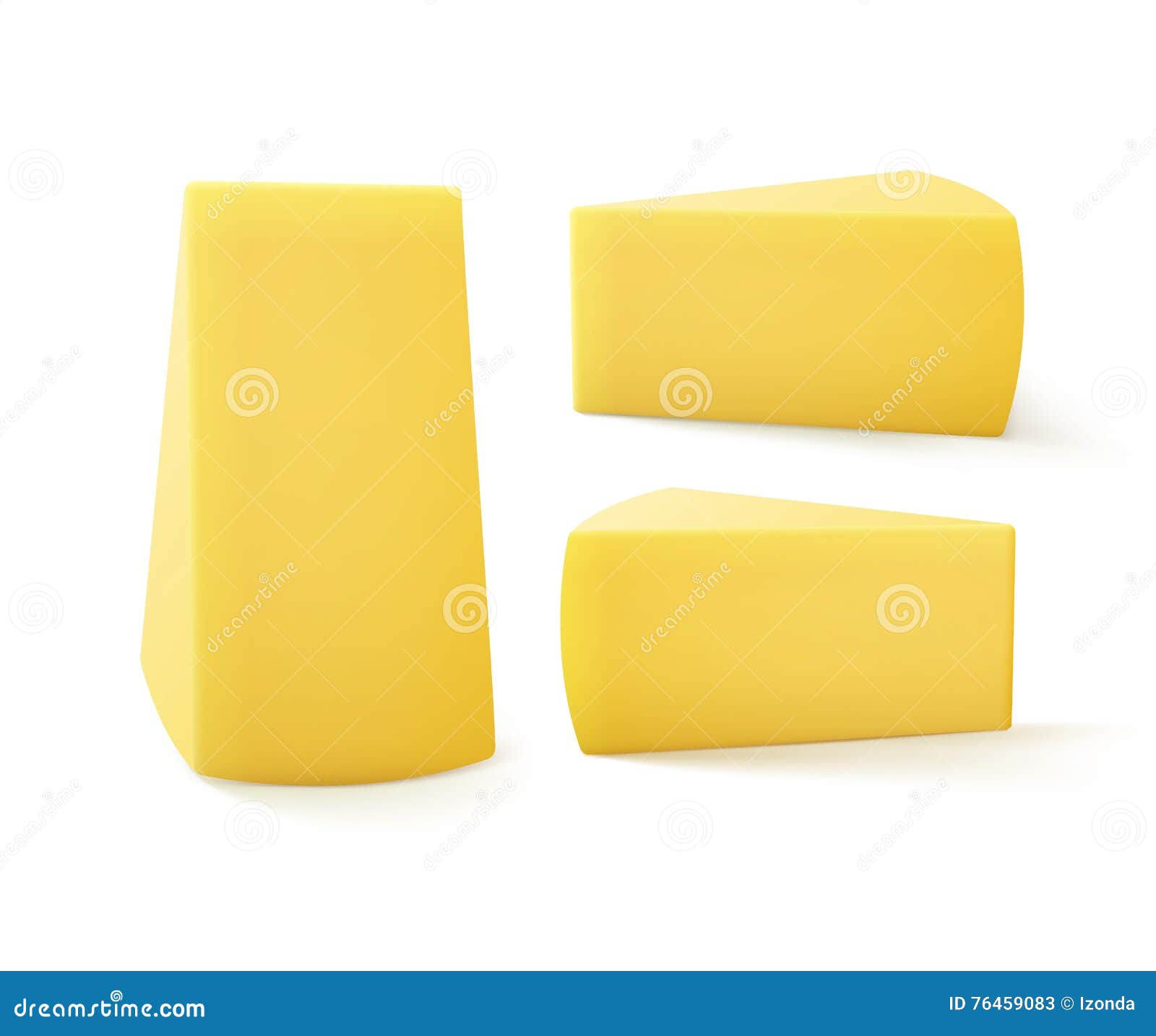 Grupo De Queijo Triangular Das Partes No Fundo Ilustração do Vetor ...