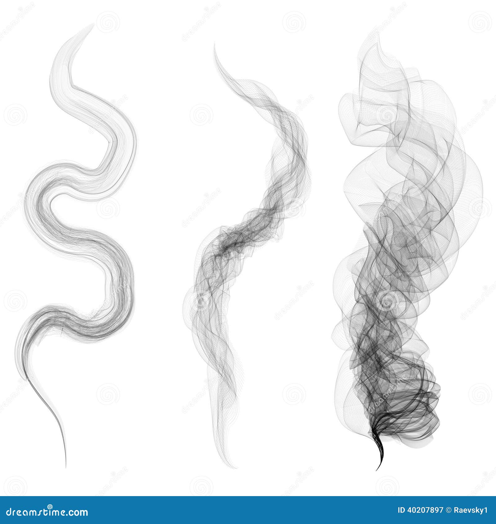 Grupo De Vetor Do Fundo Do Fumo Ilustração do Vetor - Ilustração de ...