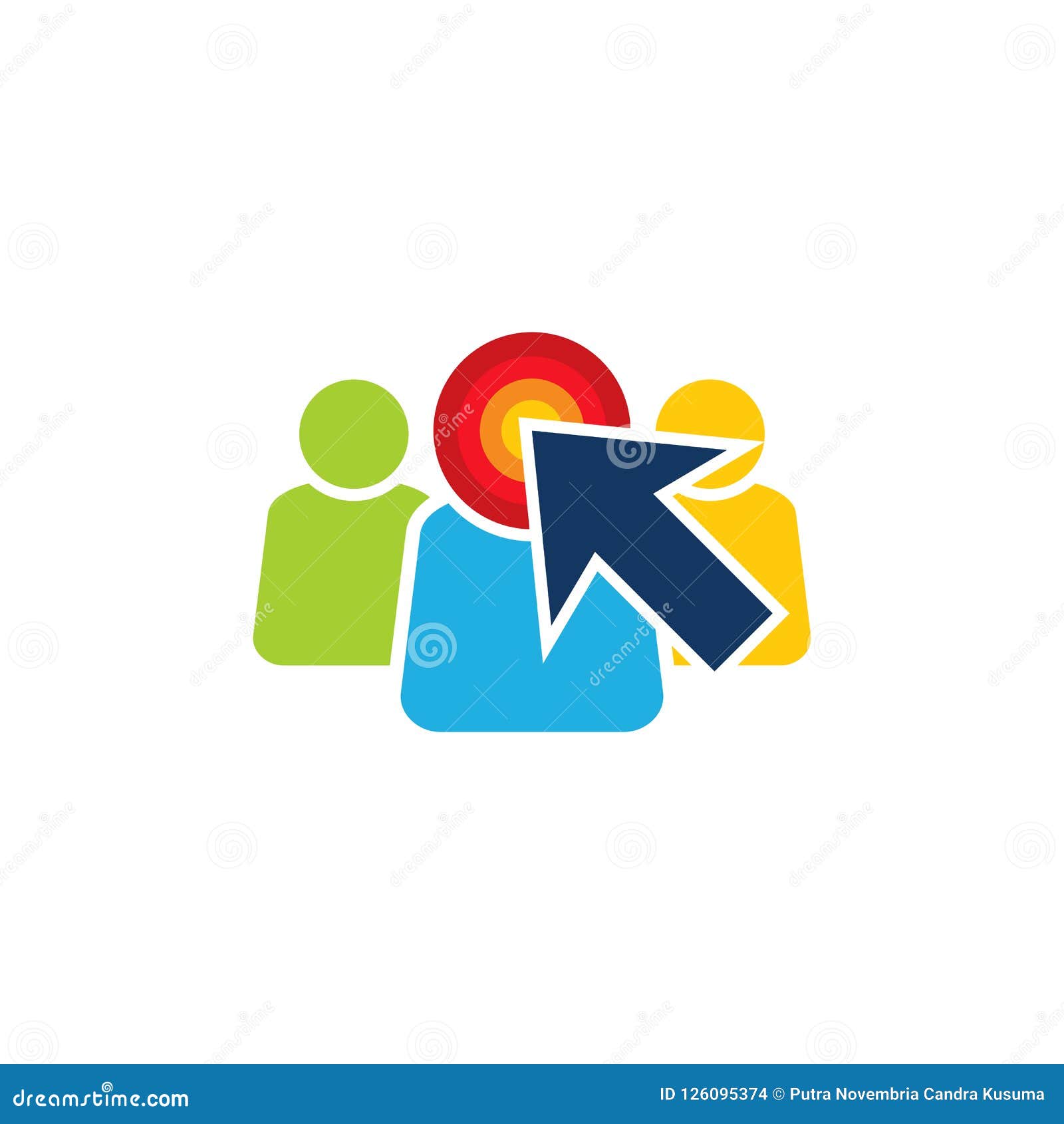 Grupo Logo Icon Design Del Tecleo Ilustración del Vector - Ilustración ...