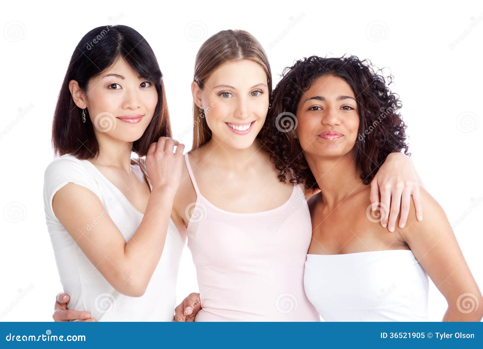 Grupo multiétnico de mujer imagen de archivo. Imagen de multirracial ...