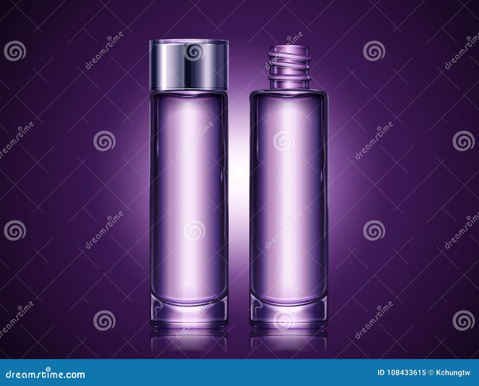 Grupo Vazio Roxo Do Recipiente Ilustração do Vetor - Ilustração de ...