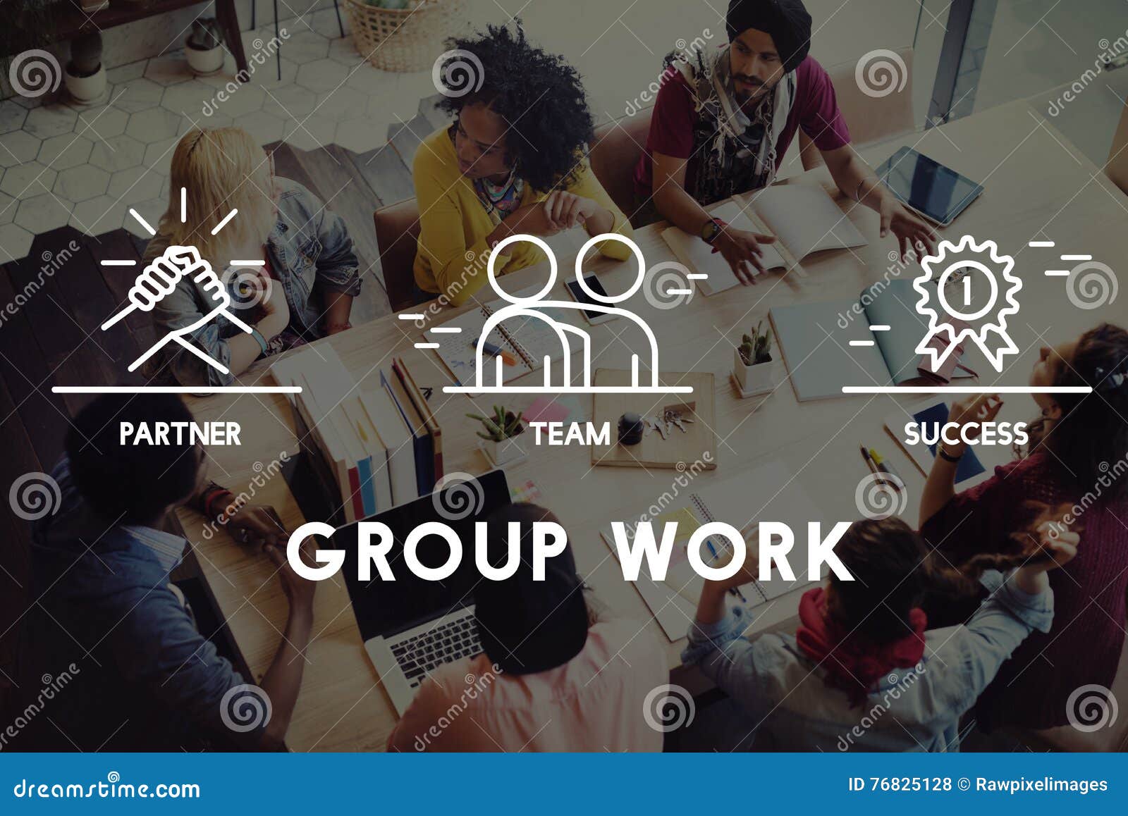 Grupp Team Work Organization Concept Arkivfoto - Bild av växelverkan ...