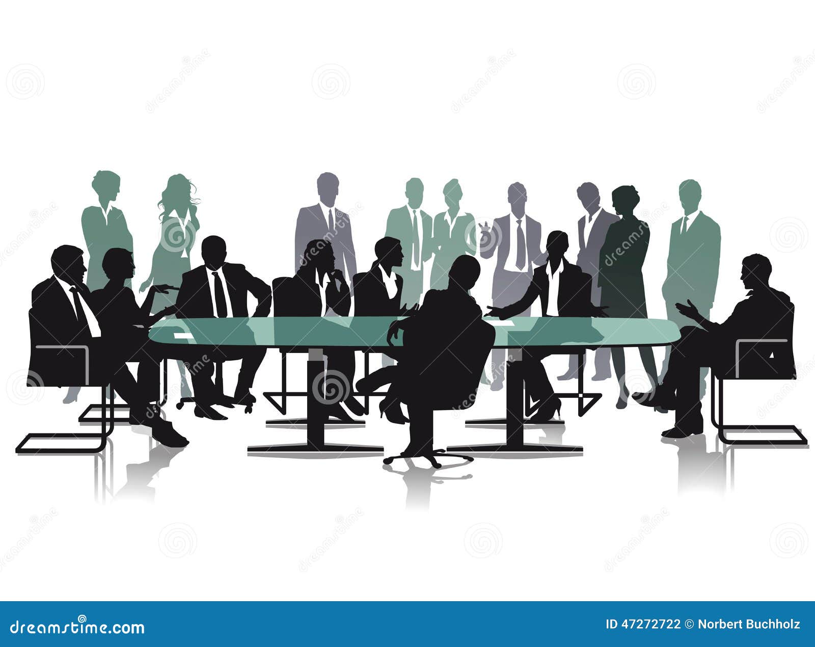 Gruppdiskussion vektor illustrationer. Illustration av meddela - 47272722