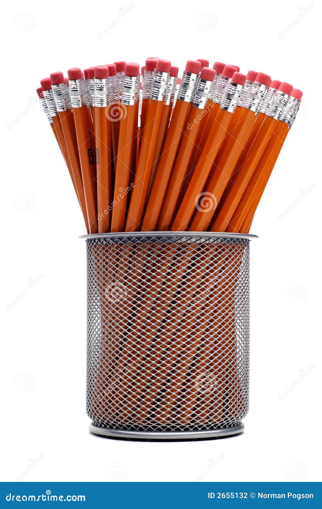 Gruppe Bleistifte stockfoto. Bild von radiergummi, fotographie - 2655132