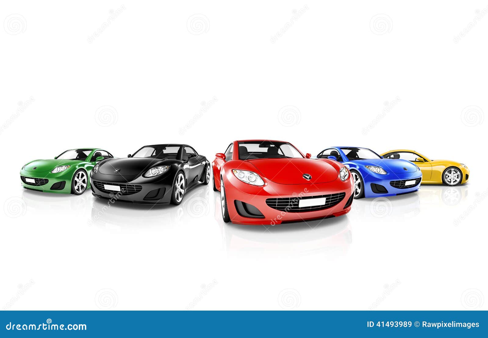 Gruppe Multi Farbige Moderne Autos Stock Abbildung - Illustration von ...