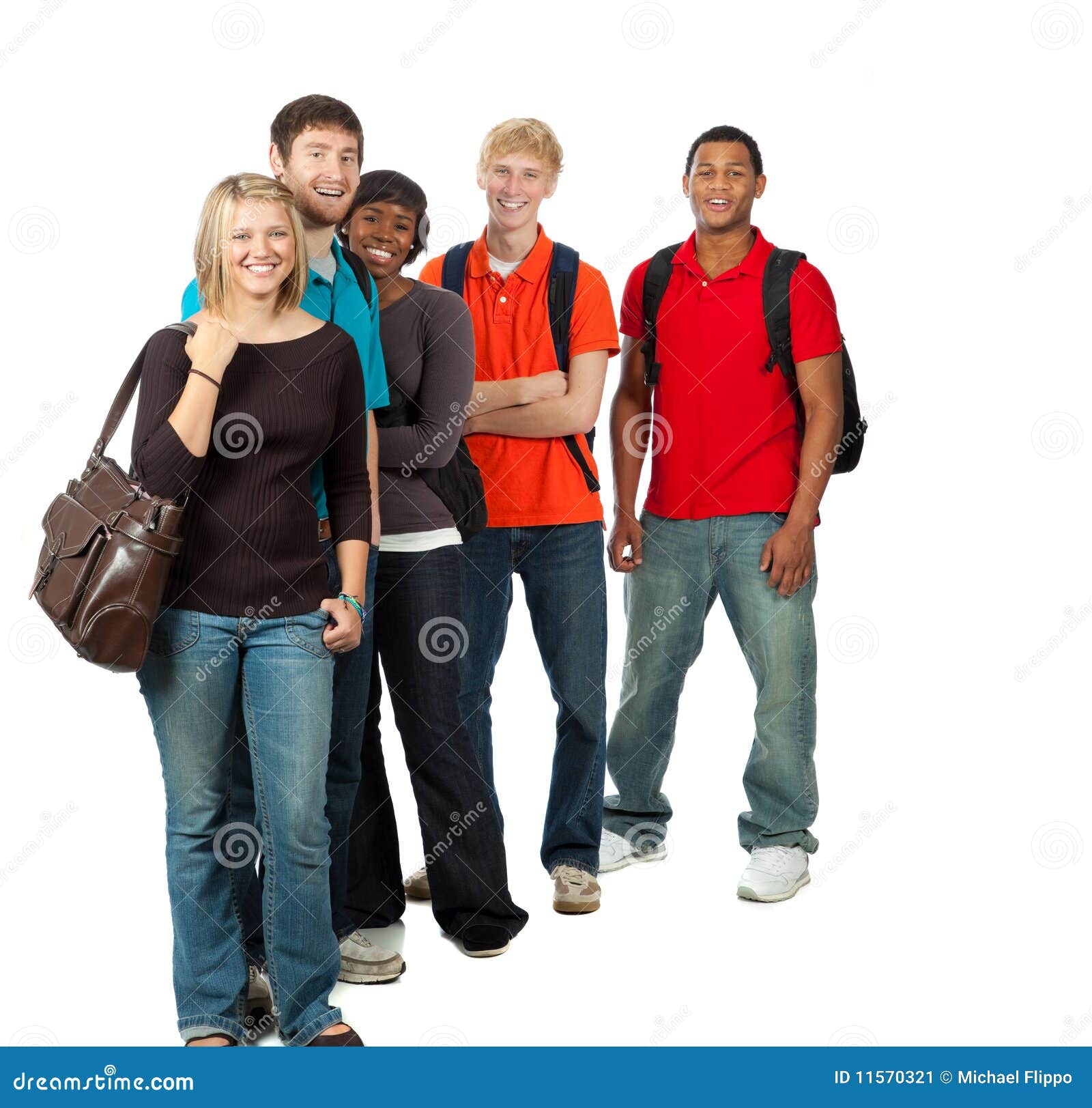 Gruppe Multi-racial Studenten Stockbild - Bild von zuhause, frau: 11570321