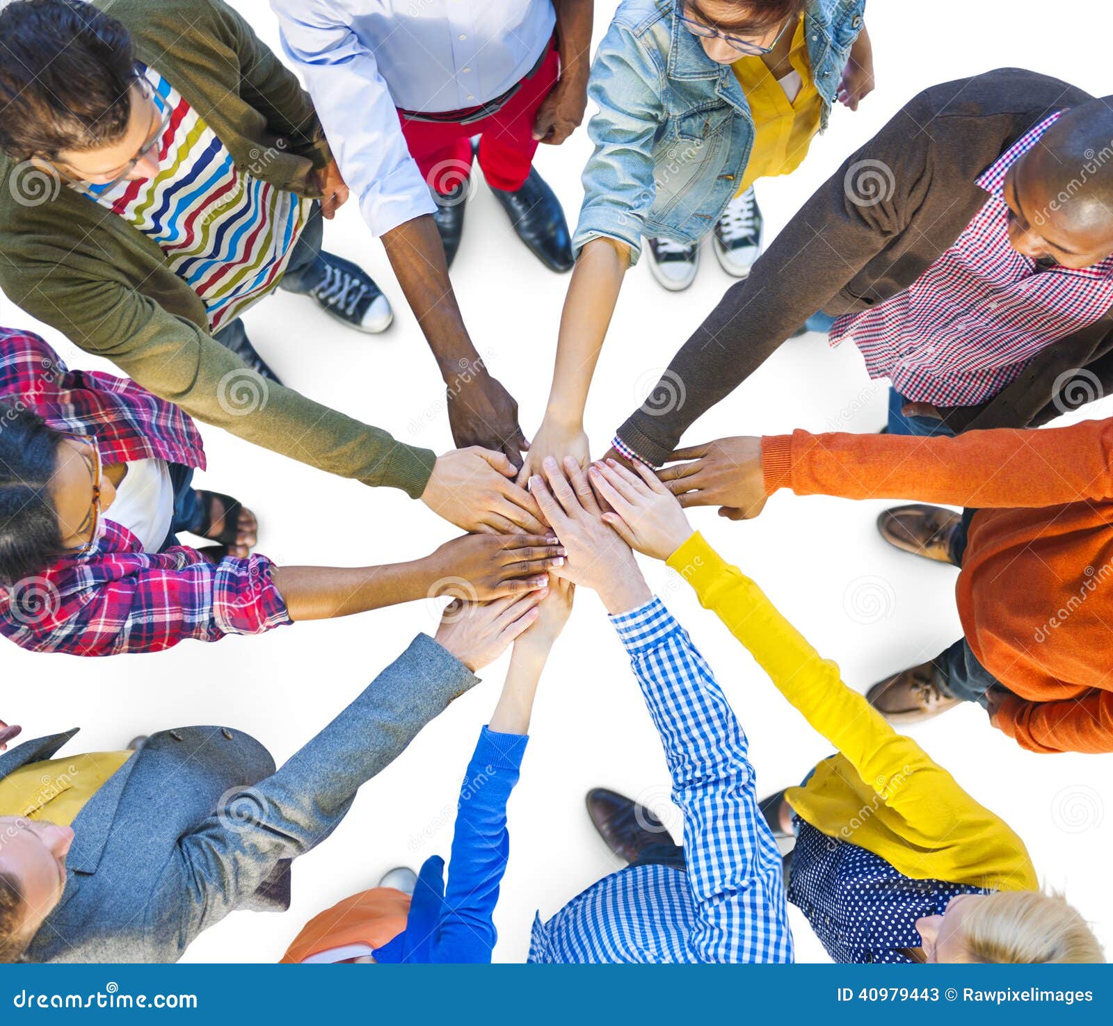 Gruppe Multiethnische Verschiedene Leute-Teamwork Stockbild - Bild von ...